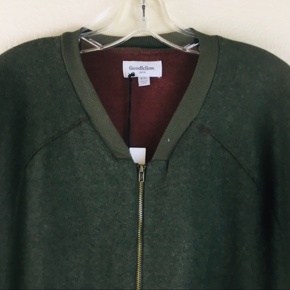 Goodfellow & Co | Jackets & Coats | Goodfellow Co Zip Green Classic ...